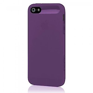 Incipio iPhone 5 5S SE Case, NGP [Flexible TPU] Authentic Shockproof Ultra-Thin Slim Cover - Translucent Indigo Violet