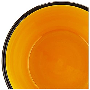 Certified International Tequila Sunrise Ice Cream Bowl, 5.25-Inch, Assorted Designs, Set of 4