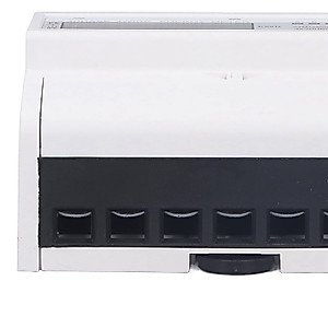 Electric Meter LCD Monitor Display for Din Guide Rail Guide Rail Meter 7P Phase 4 Wire *220V 380V Bit LCD Display Rail Bracket Measuring Meter Rail Fastener Power Meters