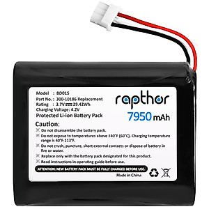 rapthor 7950mAh Replacement Battery 300-10186 for ADT Command Smart Security Panel 3.6V / 3.7V / 4.2V 29.42Wh