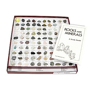 American Educational The U.S. Mounted Rocks and Minerals Collection (Pack of 100)