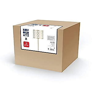 Globe Electric Novogratz x 65787 Kinsley 65" Floor Lamp, Matte Brass, Metal Mesh Over Cotton Shade