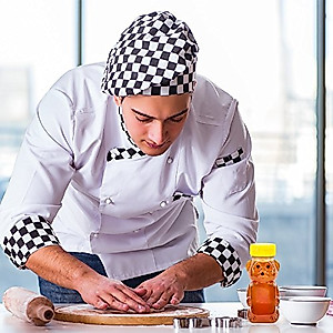 CLEARVIEW CONTAINERS | 8 Ounce Honey Bears with Flip Top Lid | Perfect for Holidays, Baby Shower Gifts, Beekeeping, Honey Dispensing (Yellow 8 Ounce Bear, 24 Pack)