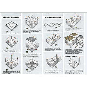 tonchean Deepened Raised Garden Beds Kit Raised Planter Bed Raised Plant Containers Plastic Planter Grow Box for Fresh Vegetables, Herbs, Flowers & Succulents, Deepened.47.24 x 15.75 x 14.17 Inch