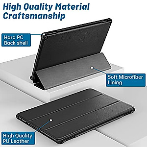 Fire HD 10 Tablet Case, Amazon Kindle Fire 10 Case, Ubearkk Folding Shell Stand Auto Wake/Sleep Protective Cover Case for All New Fire HD 10 & 10 Plus Tablet (11th Generation 2021 Release)