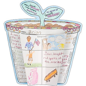 Ready-to-Decorate 3-D Growth Mindset Flowerpots