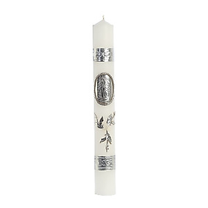 Catholic Baptism Candle Set for Boys - Baptismal Candles for Baptism for Girls Kit Velas para Bautizo de Niño