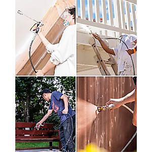 InoKraft 417 Spray Tip AtoMax Reversible Airless Spray Nozzles for Airless Paint Spray Guns, Airless Sprayer Accessories, for Contractor Homes Buildings Garden Decks (417)