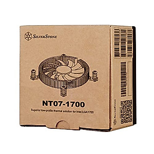 SilverStone Technology NT07-1700 Super Low-Profile Thermal Solution for LGA1700 CPUs, SST-NT07-1700