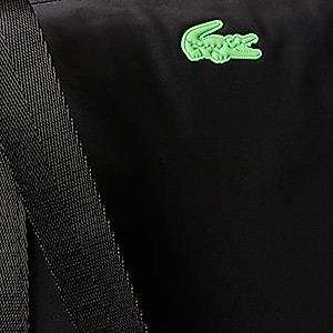 Lacoste Shopping Bag Woman, Noir Vert Fluo