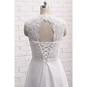 Wedding Dresses for Bride 2023 US 18W White Lace Plus Size Bridal Gowns for Civil Wedding for Beach Wedding for Pregnant Bride