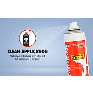 Starbond 2 oz. Thick CA Glue with 6 oz. Aerosol Activator Bundle (Premium Cyanoacrylate Super Glue) for Mitre Joint Bonding, Woodworking, Carpentry, Archery Fletching