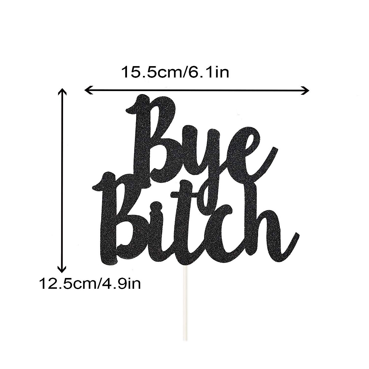 Bye Bitch Cake Topper for Bridal Shower Bachelorette Engagement Hen Party Decorations Bye Felicia Funny Wedding Cake Decor