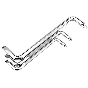 Offset Screwdriver Set, Angle Screwdriver, Hand Tools for Electricians, 3Pcs Right Angle Double Head Z shaped Offset Screwdriver Set