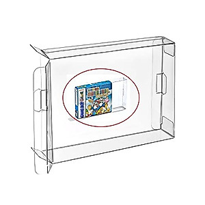 CHILDMORY 10pcs Carts Clear CIB Case Sleeve Box for Gameboy Color Advance GBA GBC Protector