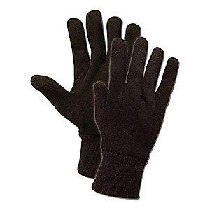 MAGID JerseyMaster 7 oz. Jersey Gloves with Knit Wrist Cuff, 12 Pairs, Size Men's (Fits 9/Large) (T91)