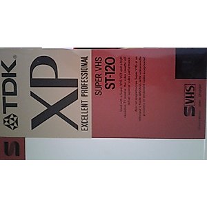 TDK XP Excellent Professional Super VHS ST-120 VHS Tape, Made in Japan