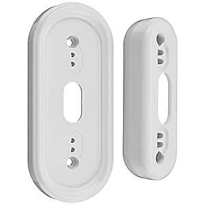 AirTech Home Automation Wedge Extender Kit Mount Compatible with Nest Hello 1st Generation, White Classic Pill Made for Nest Hello, Outdoor use.