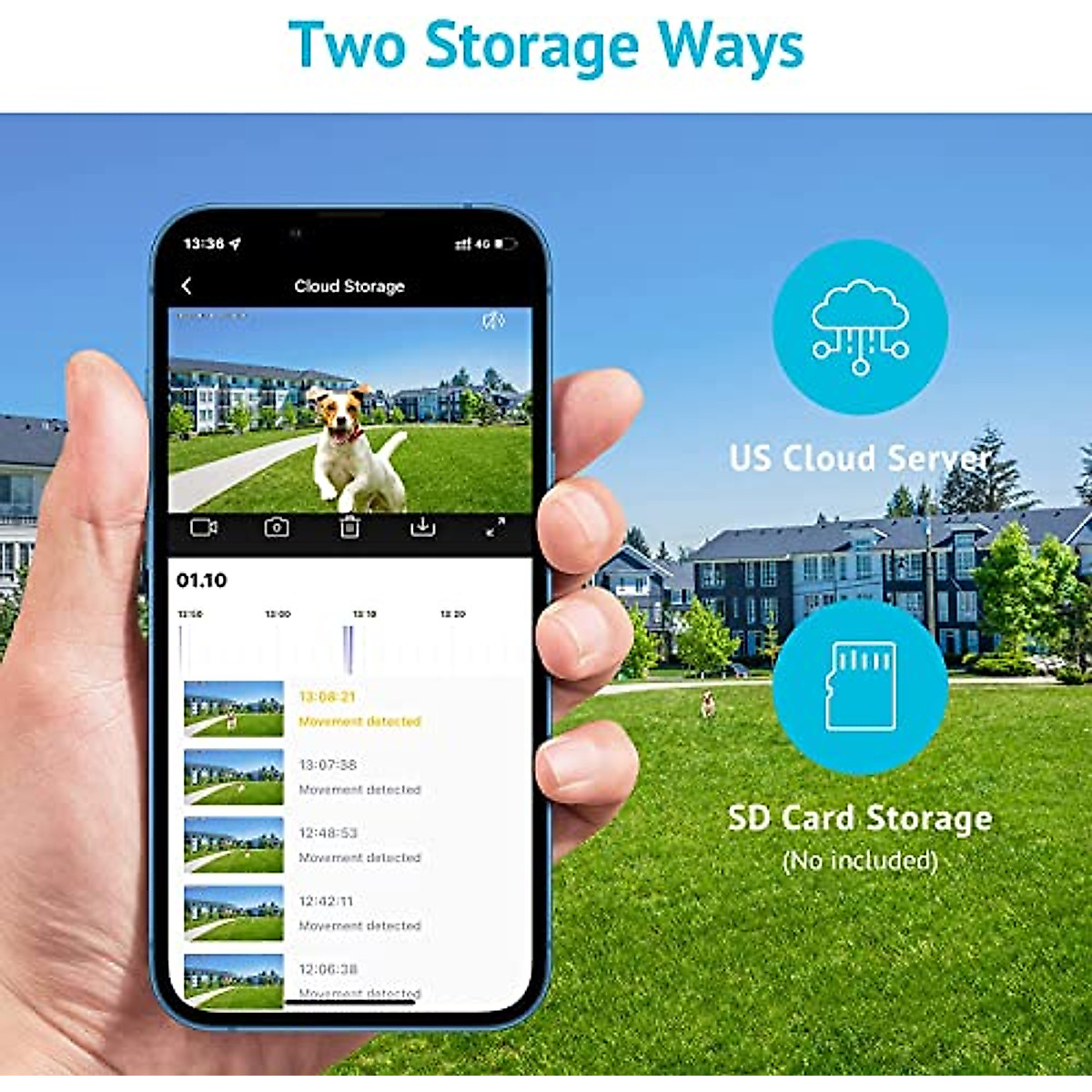 LaView 2K Security Camera Outdoor with Color Night Vision,3MP Wired Cameras for Home Security,IP65 Waterproof Camera, 24/7 Live Video,2 Way Audio,Cloud Storage/SD Slot,Compatible with Alexa