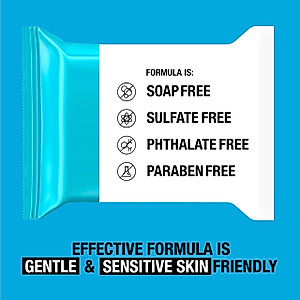 Neutrogena Hydro Boost Face Wipes + Hyaluronic Acid, Hydrating Makeup Remover Wipes Remove Dirt & Waterproof Makeup, Hypoallergenic, 100% Plant-Based Cloth, 25 ct