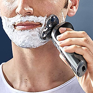 Philips Norelco Shaver 9000 Prestige, Rechargeable Wet or Dry Electric Shaver with Trimmer Attachment and Premium Case, SP9820/87