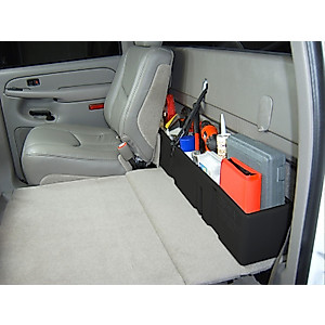 DU-HA Behind-the-Seat Storage Fits 00-07 Chevrolet/GMC Silverado/Sierra Heavy Duty Crew Cab, Black, Part #10013