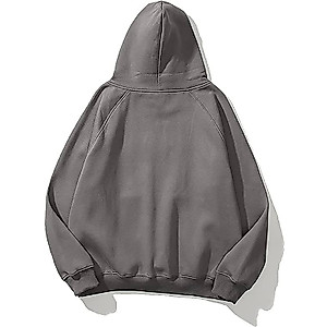 Solid Hoodie Women Loose Basic Hoodies for Women and Men Fleece Pullover Oversized Sweatshirt Long Sleeve