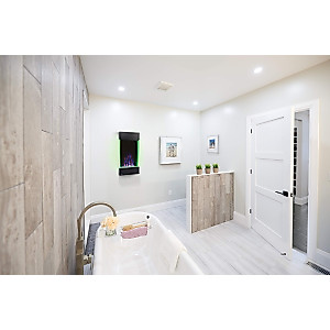 Napoleon Allure 32 inch Vertical Wall Mount Electric Fireplace - Black, NEFVC32H