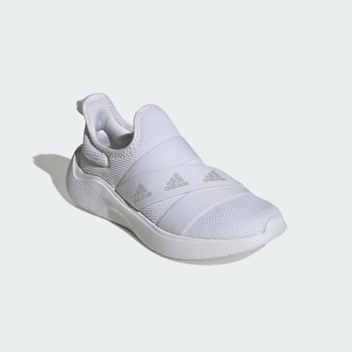 adidas Women's Puremotion Adapt Sportswear Sneaker, White/Grey/White, 6.5