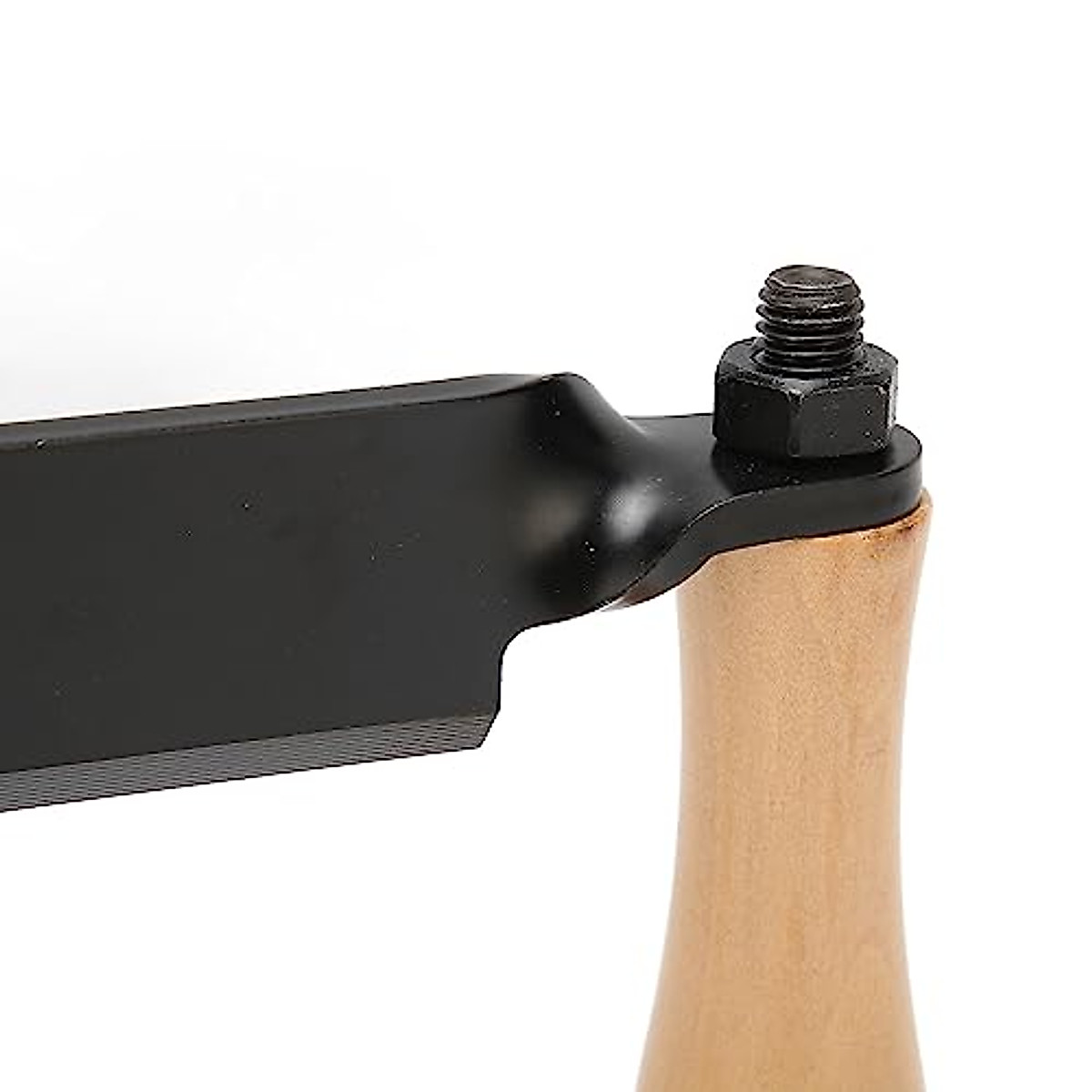 Straight Draw Knife Wooden Handle Steel Blade High Hardness Polished Draw Shave Tool Log Wood Furniture