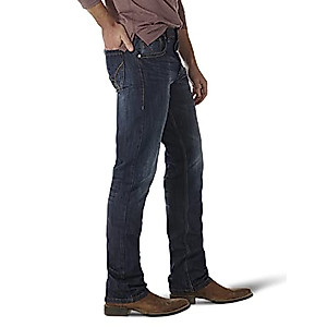Wrangler mens 20x No. 42 Vintage Boot Cut jeans, River Denim, 34W x 36L US