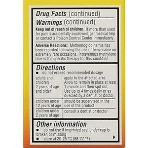 Beutlich LP Pharmaceuticals Hurricaine Topical Anesthetic Gel, Wild Cherry, 1 Ounce- Pack of 2