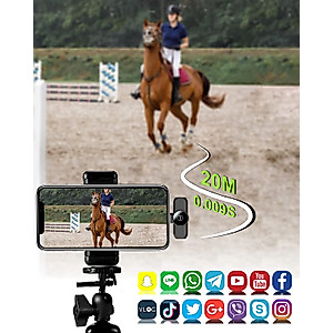 NEWWARE Wireless Lavalier Microphones for iPhone iPad, Lapel Mic with Charging Case and LCD Display, Plug-Play, Noise Reduction, for Recording, Vlog, TikTok, Live Stream (K3)