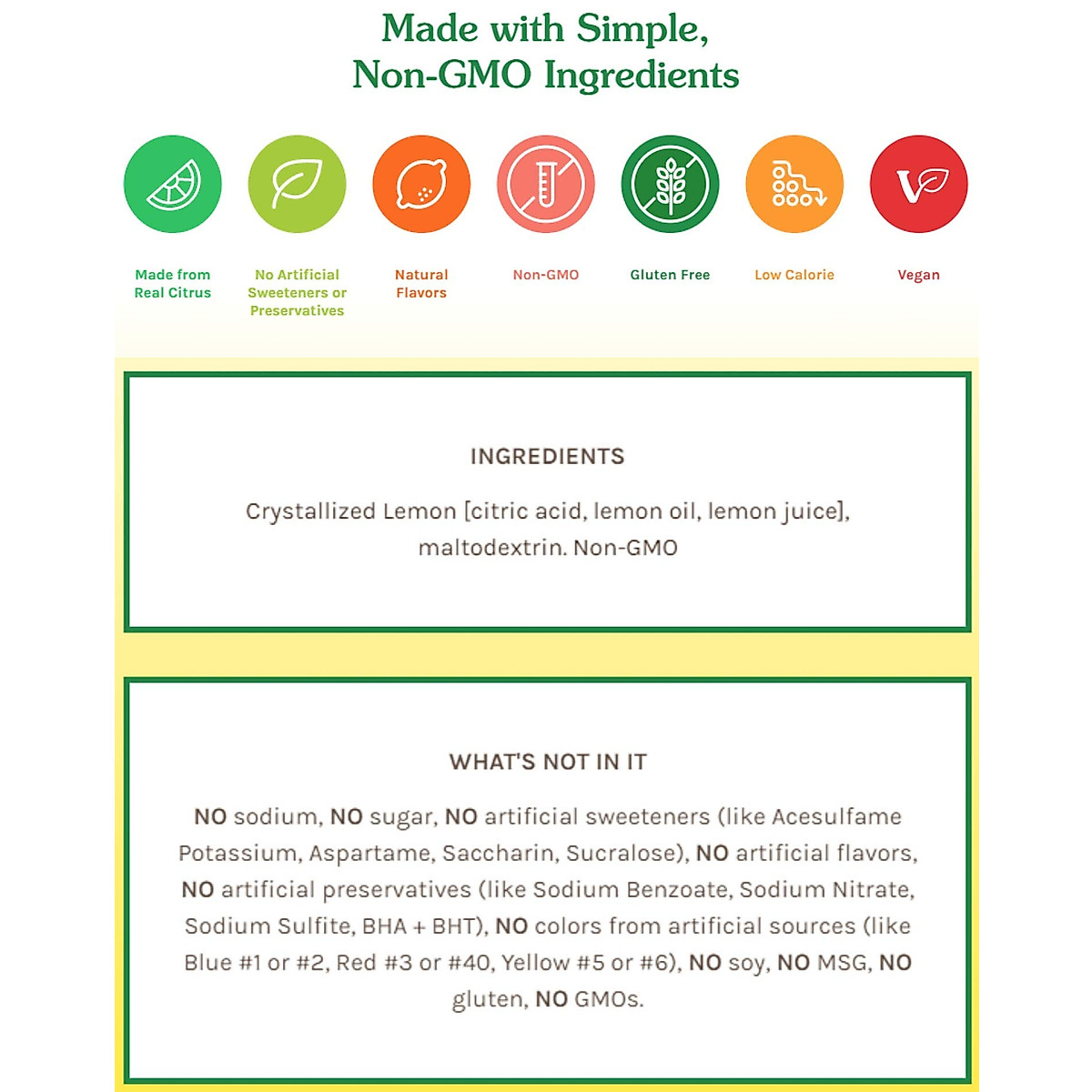 TRUE CITRUS Lemon Shaker Crystallized Lemons 1 Ct