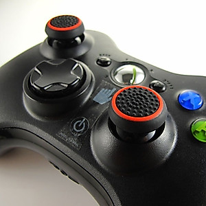 CHENBO Slicone Analog Controller Joystick Thumbstcks Ciaps Thumb Stick Grips Caps Cover for PS4 PS3 Xbox One/360 Controllers (Dot)
