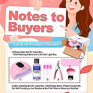 Acrylic Nail Art Kit-Nail Art Manicure Set Acrylic Powder Brush Glitter File French Tips U V Lamp Nail Art Decoration Tools Nail Drill kit for beginners with everything at home