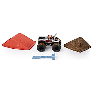 Monster Jam, Zombie Monster Dirt Starter Set, Featuring 8oz of Monster Dirt and Official 1:64 Scale Die-Cast Truck