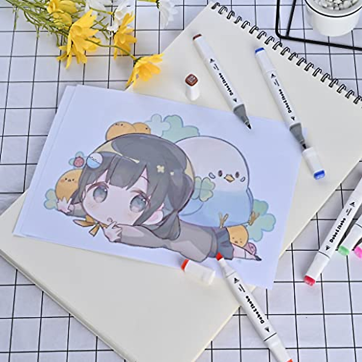 Dabo&Shobo 80 Colors Dual Tip Alcohol Markers