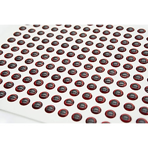 55pcs 20mm Red Holographic Fishing Lure Eyes 3D Lure Eye 3D Soft Eye 3D Holographic Lure Eye Fly Tying, Jigs, Crafts