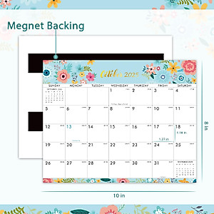 2025 Calendar - Magnetic Calendar for Refrigerator, Magnetic Calendar 2025, Jan.2025 - Dec.2025, 2025 Calendar, 8" × 10", Magnetic Calendar, Julian Dates,Tear-off Pad