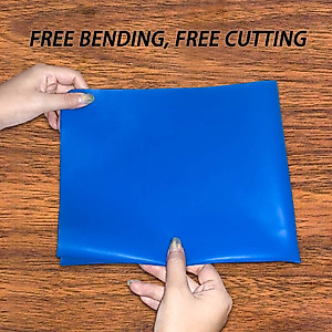 Extra Large 24''x 20'' Silicone Baking Mat for Dough Rolling Pastry Fondant Mat Nonstick and Nonskid Heat Resistent, Countertop Protector, Dining Table Mat and Placemat(Extra Large Blue 2 Pack)