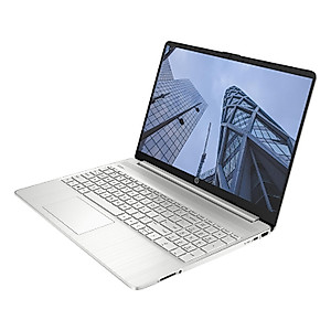 HP Essential 15 Laptop, 15.6" HD Screen, AMD Ryzen 3 5300U, 32GB RAM, 1TB SSD, Webcam, HDMI, Wi-Fi, Windows 11 Home, Silver
