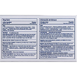 Asepxia with Activated Charcoal Purifying Effect Acne Treatment Bar Soap with Salicylic Acid, 4 Ounce