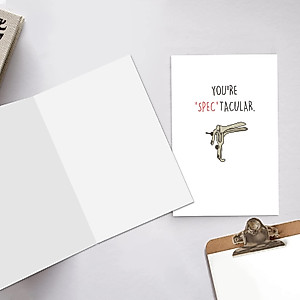 Funny You're Spectacular Card, Cute Thank You Card for OB GYN Midwife, Lovely Medical Themed Greeting Card