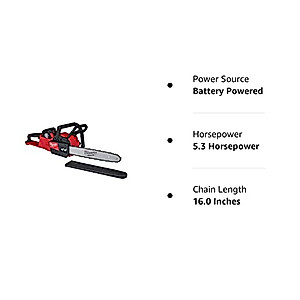 Milwaukee 2727-20 M18 FUEL 16 in. Chainsaw Tool Only - Battery and Charger NOT Included