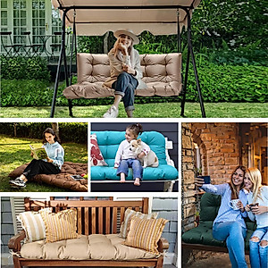 LCYY.JF Porch Swing Cushion,Waterproof Bench Cushion fo