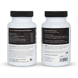 International Veterinary Sciences IVS Arthramine MAX Healthy Joints Glucosamine Supplement for Dogs with Fish Oil, Hyaluronic Acid, MSM, and Vitamin C, Made in the USA, 60 Count