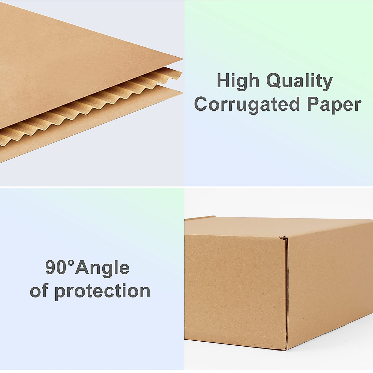MEBRUDY 7x5x2 Inches Shipping Boxes Pack of 50, Small Corrugated Cardboard Box for Mailing Packing Literature Mailer