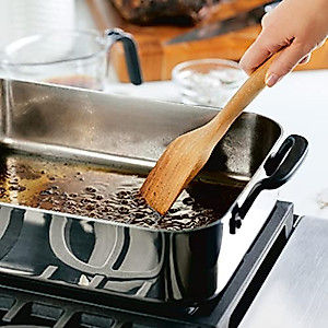 KitchenAid 5-Ply Clad Roasting Pan/Roaster with Removable Rack, 15 Inch x 11.5 Inch, Polished Stainless Steel