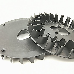 shiosheng 2Pcs/lot Engine Flywheel Cooling Fan for Honda GX200 GX160 GX 200 160 Chinese 168F 5.5/6.5hp Motor 2KW 3KW Generator Water Pumps